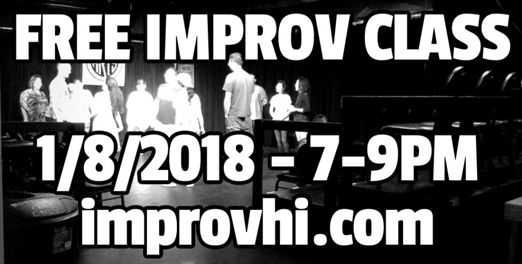 Free Improv Workshop & Jam! • improvhi.com